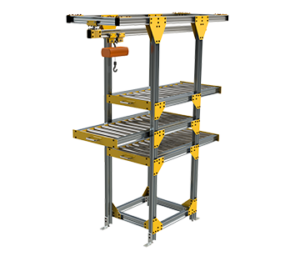 Kundel Industries | Staging Rack W/ Crane